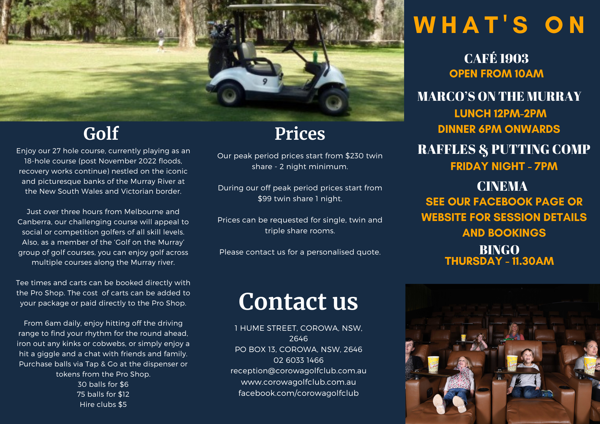Stay – Corowa Golf Club
